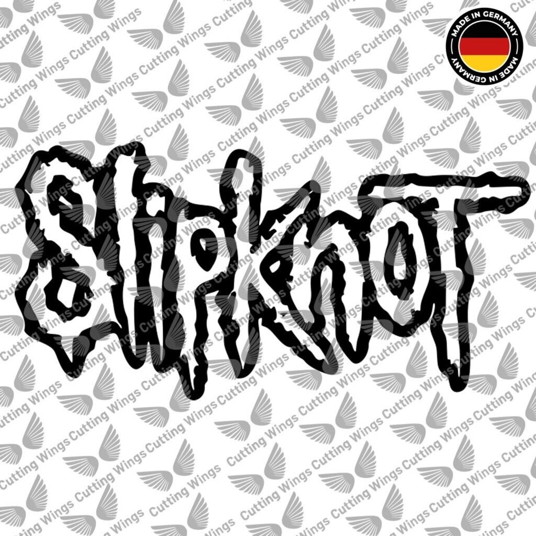 Slipknot Lettering Sticker Car/window/door/case Modding/wall Tattoo - Etsy