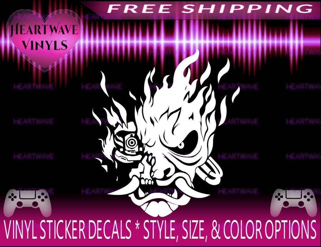 CYBERPUNK Vinyl Sticker Decals - Etsy