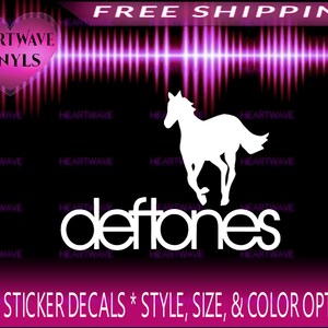 DEFTONES Vinyl Decal 6 Styles - Etsy