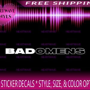Bad Omens Decals series 2 - Etsy