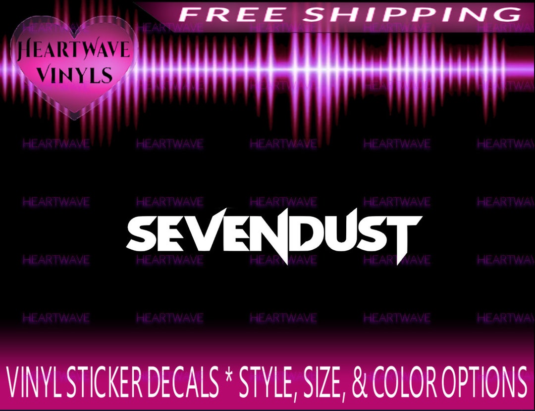 SEVENDUST Vinyl Decals 2 Styles - Etsy