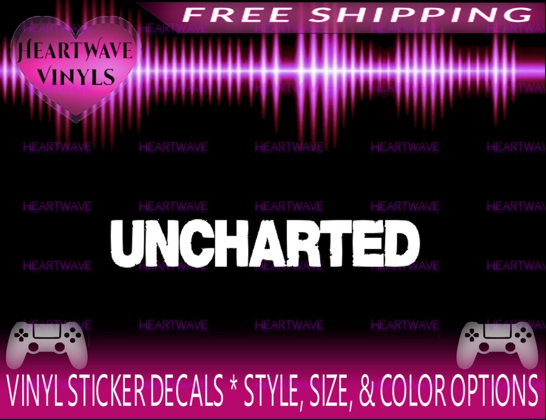 UNCHARTED Vinyl Sticker Decals - Etsy