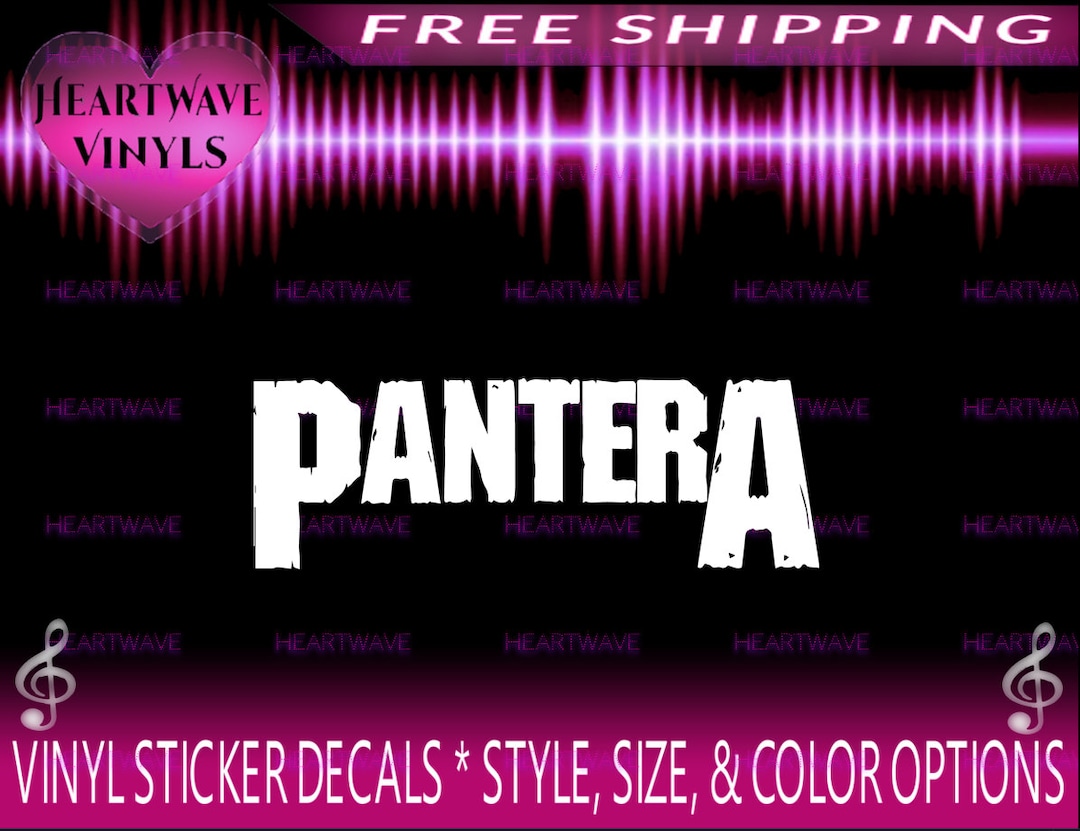 PANTERA Vinyl Decal 3 Styles - Etsy