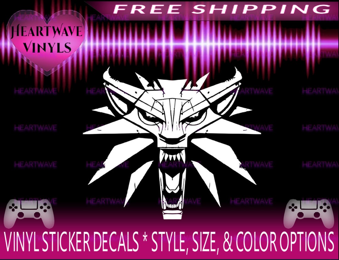 The WITCHER Vinyl Decals NEW 8 Styles - Etsy