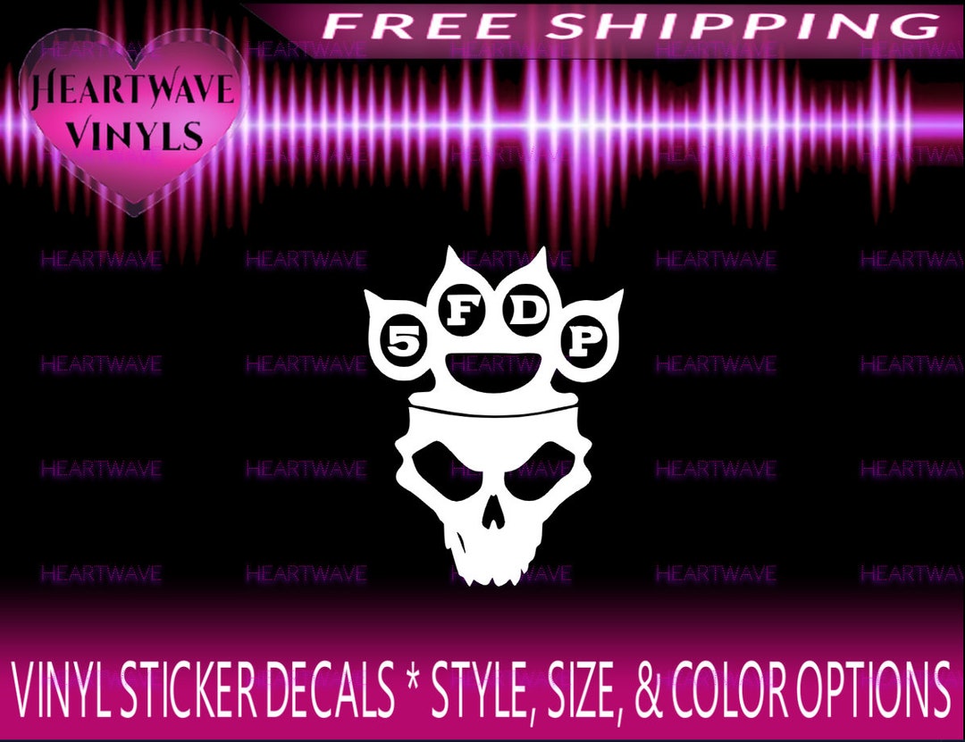 5FDP Five Finger Death Punch Vinyl Decal 2 Styles - Etsy