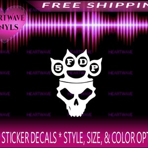 5FDP Five Finger Death Punch Vinyl Decal 2 Styles - Etsy