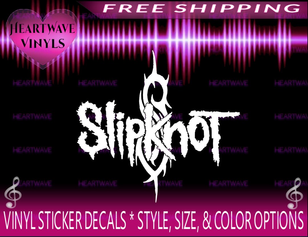 SLIPKNOT Vinyl Sticker Decals 2 Styles - Etsy