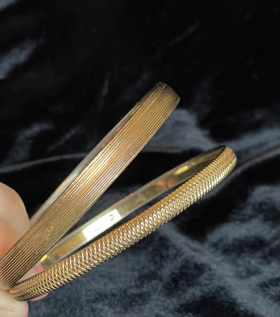 Vintage Monet Bangle Bracelets - Etsy