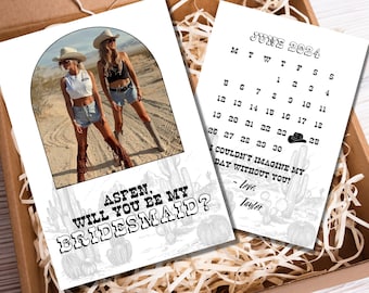 Western Bridesmaid Box - Etsy