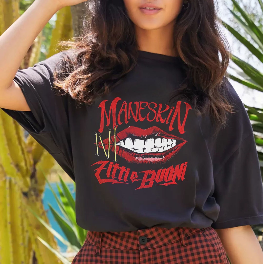 Maneskin RUSH World Tour Shirt Måneskin T-shirt Vintage - Etsy