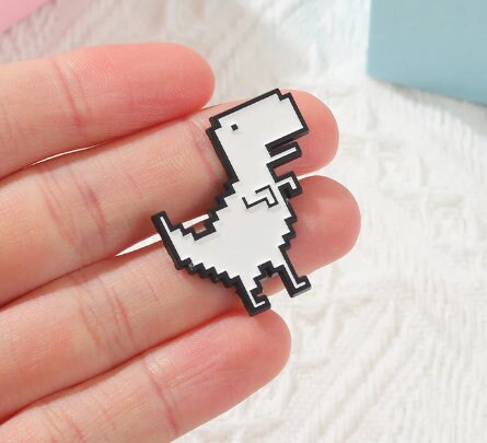Dinosaur Enamel Pin, T-rex Dinosaur Brooches, Dinosaur Lapel Pin, Cute ...