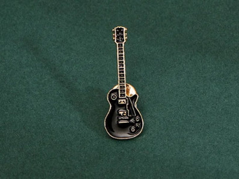 Guitar Enamel Pin, Electric Guitars Pin, Music Lovers Pin, Music Enamel ...