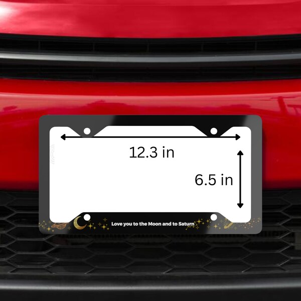 Saturn License Plate - Etsy