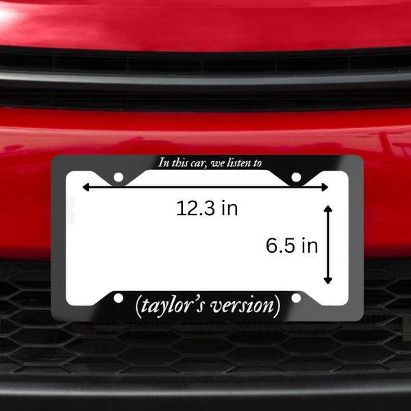 Swiftie License Plate - Etsy