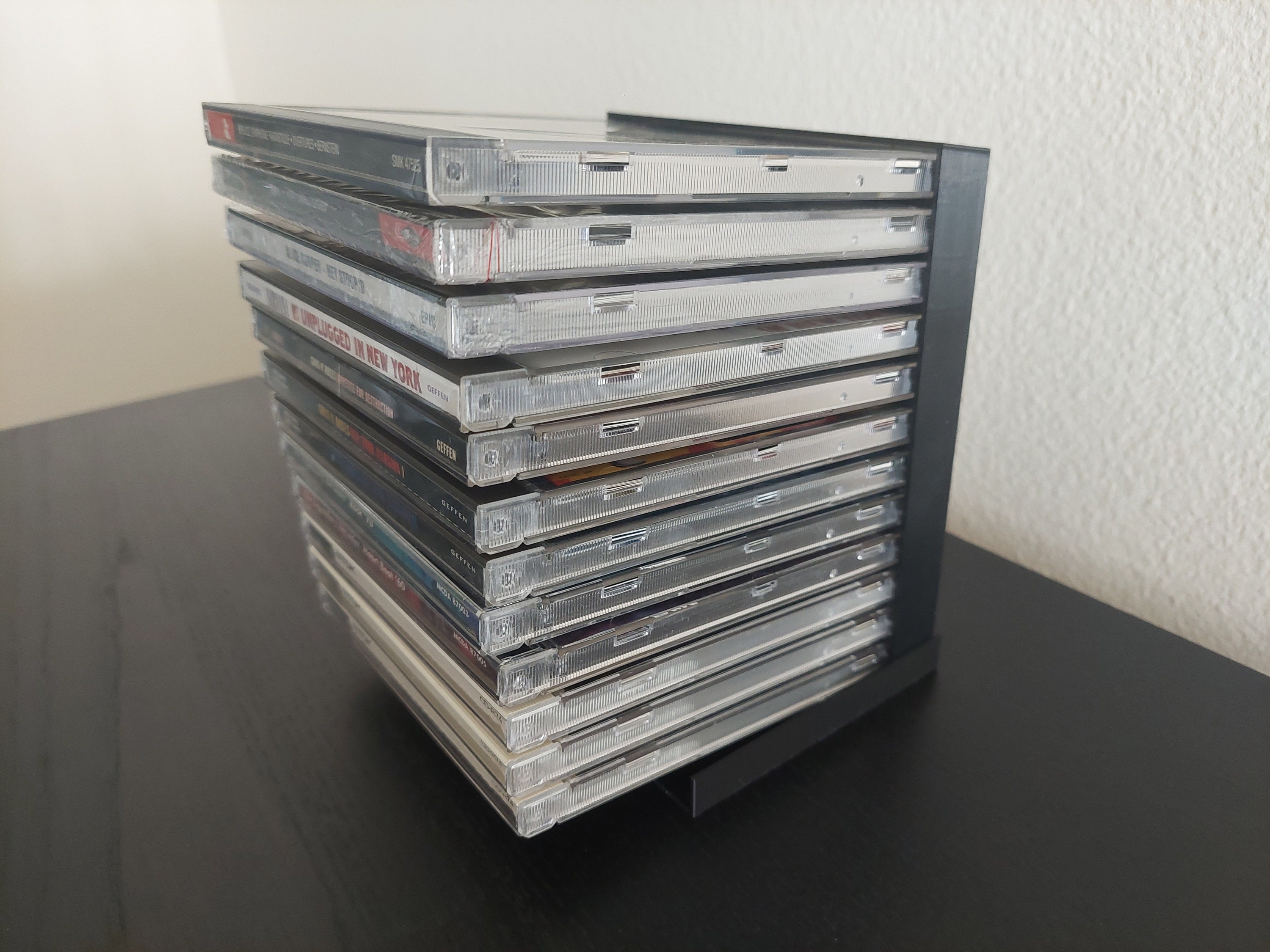 3D Printed CD Rack Vertical Storage Organizer (multiple Color and Size ...