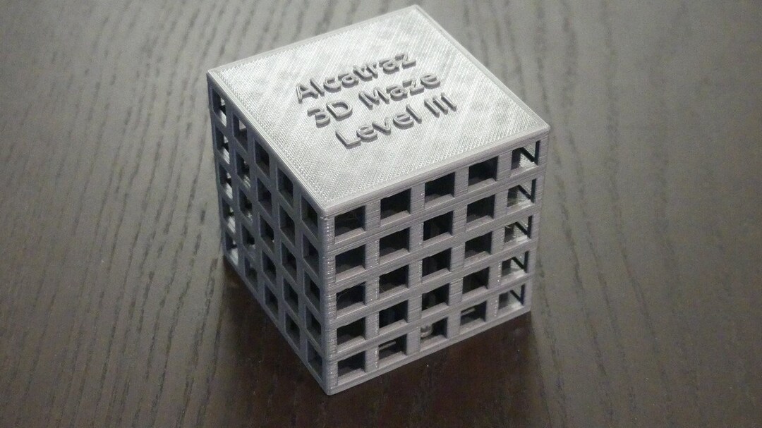 3D Maze Brain Teaser Puzzles: STL Files for 6 Different Levels - Etsy
