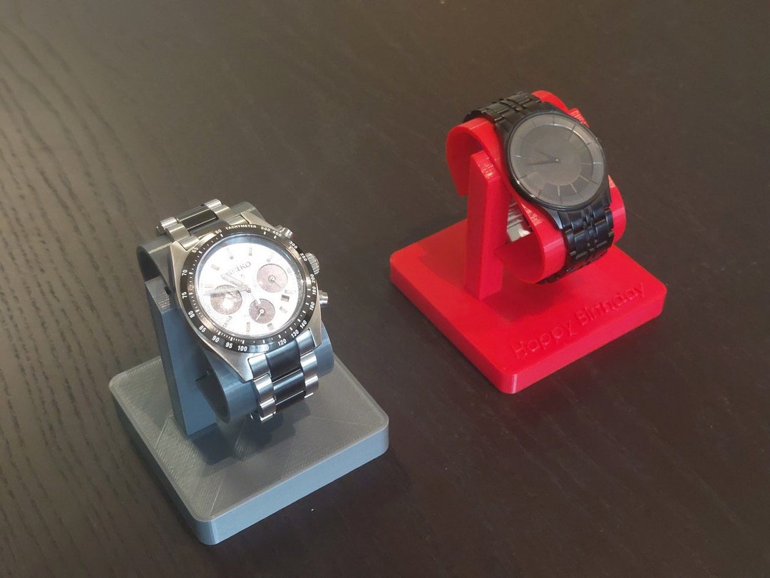 3D Printed Watch Stand multiple Colors and Sizes, Personalizable - Etsy