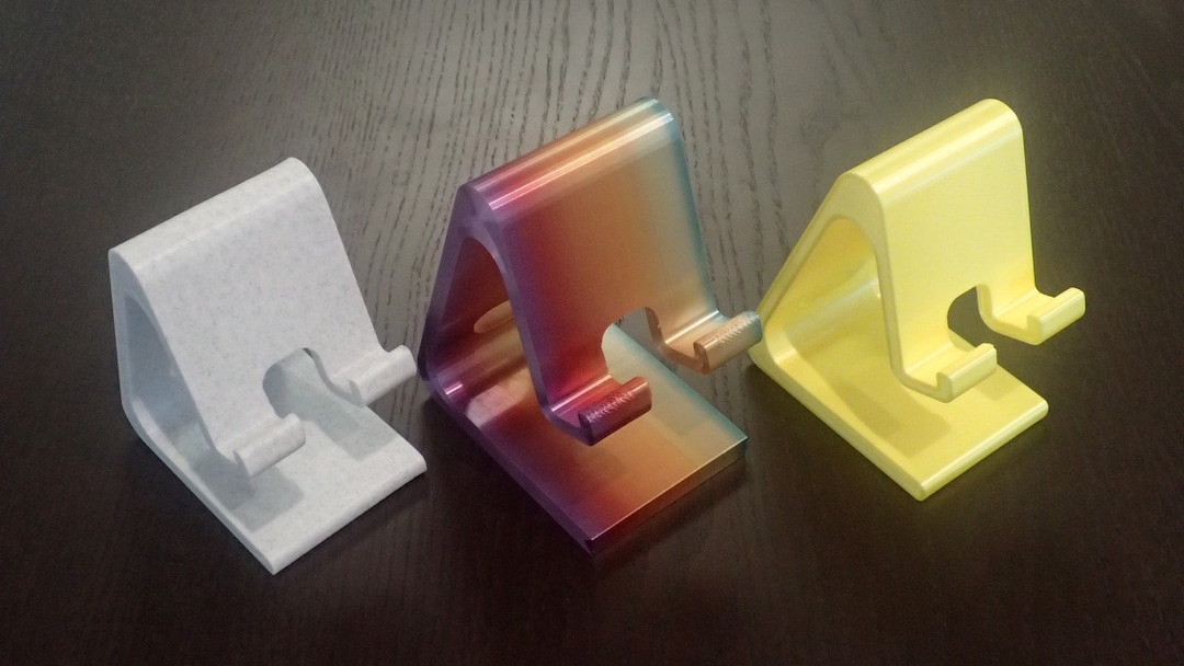 3D Printed Cell Phone Stand Desktop Holder (multiple Color and Size ...