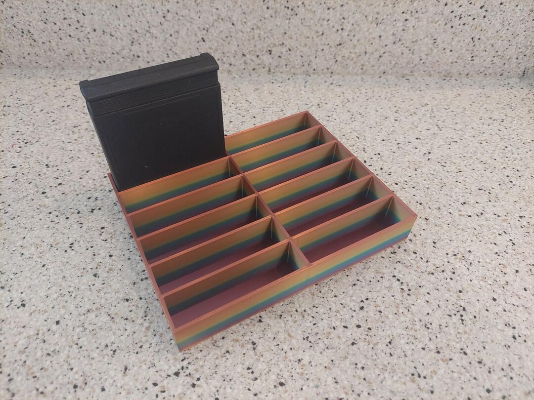 3D Printed Retro Video Game Cartridge Rack Shelf Storage Organizer ...