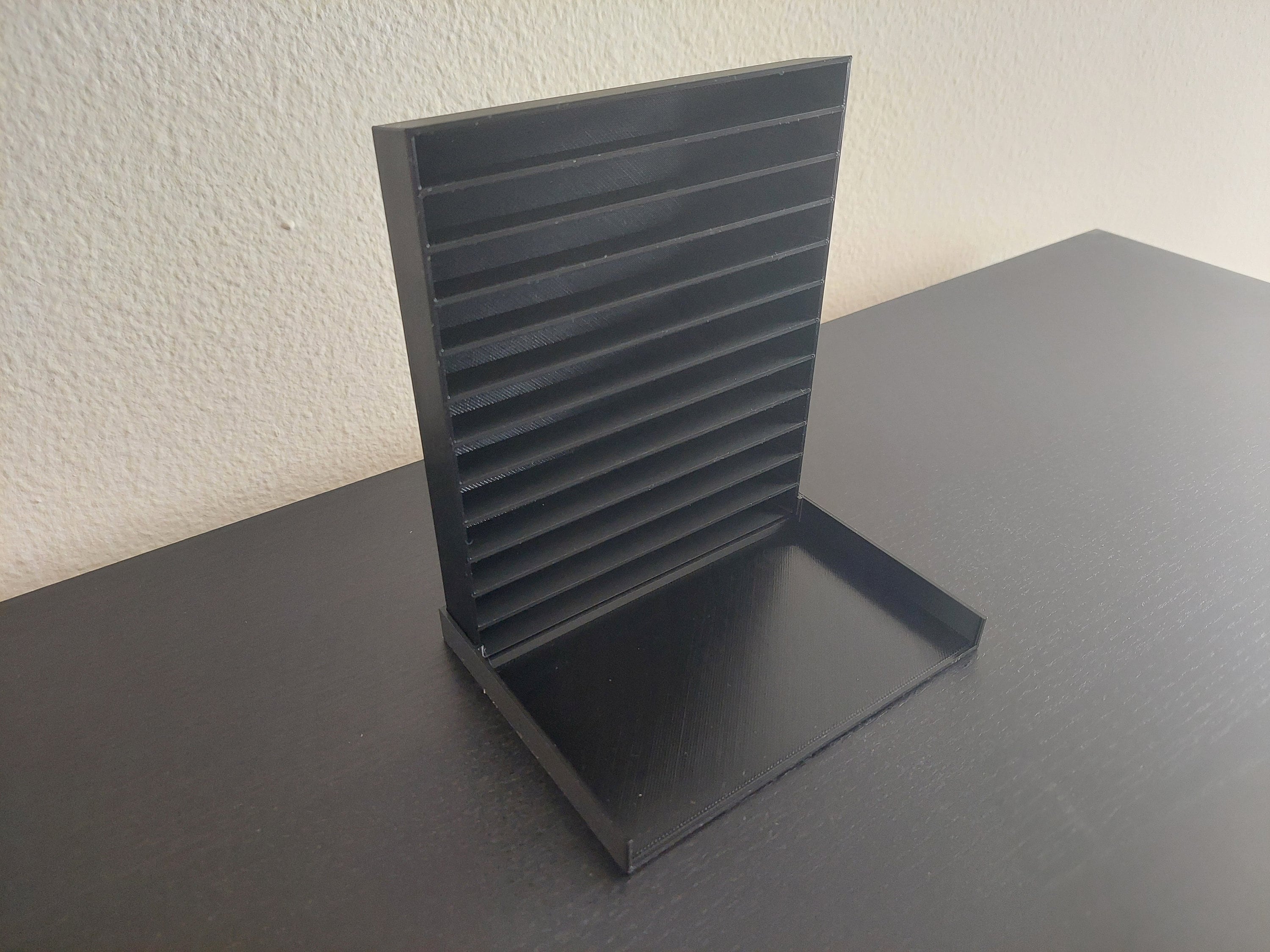 3D Printed CD Rack Vertical Storage Organizer multiple Color and Size ...