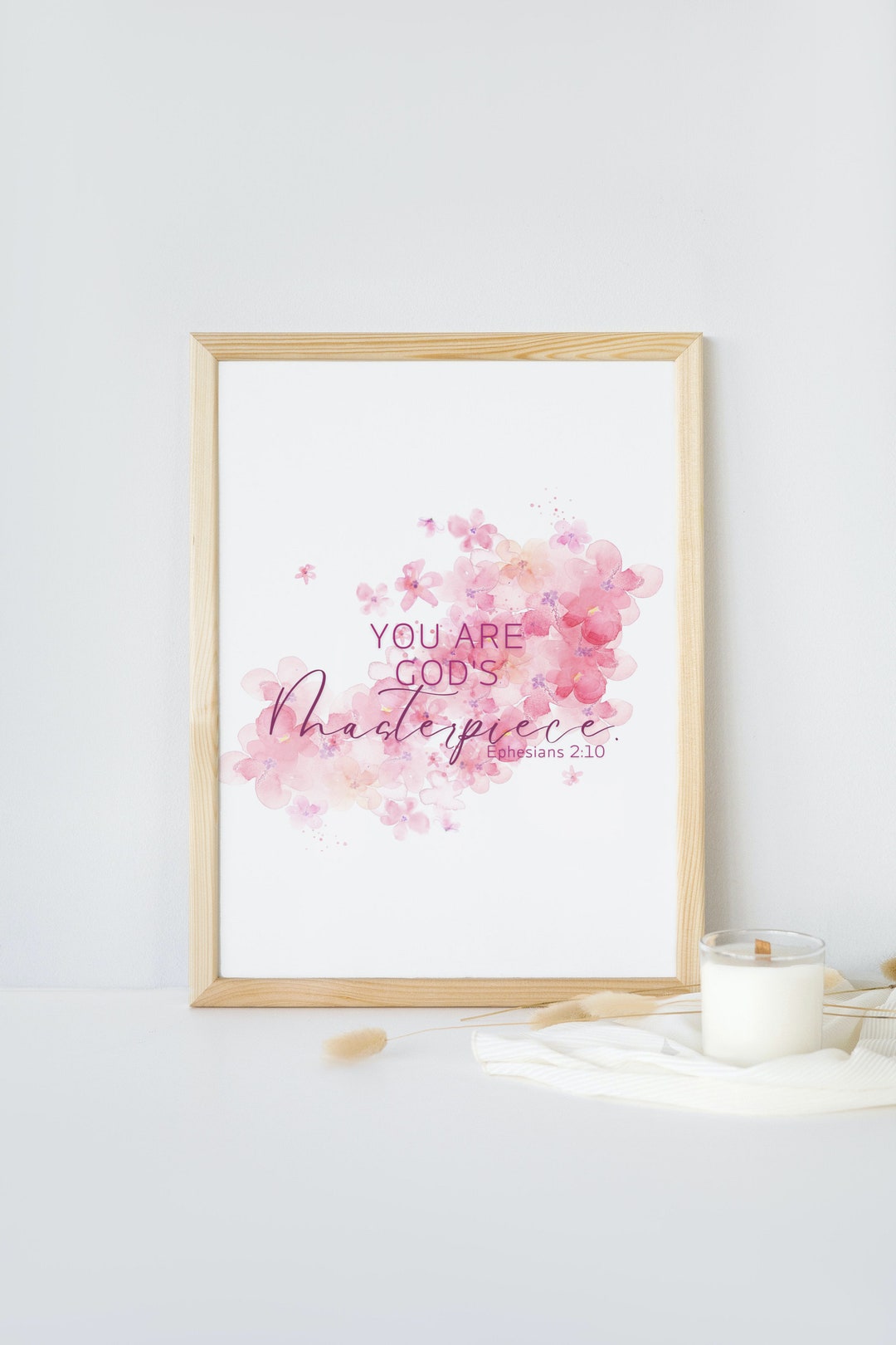 God's Masterpiece | Digital Download | Bible Verse | Scripture ...