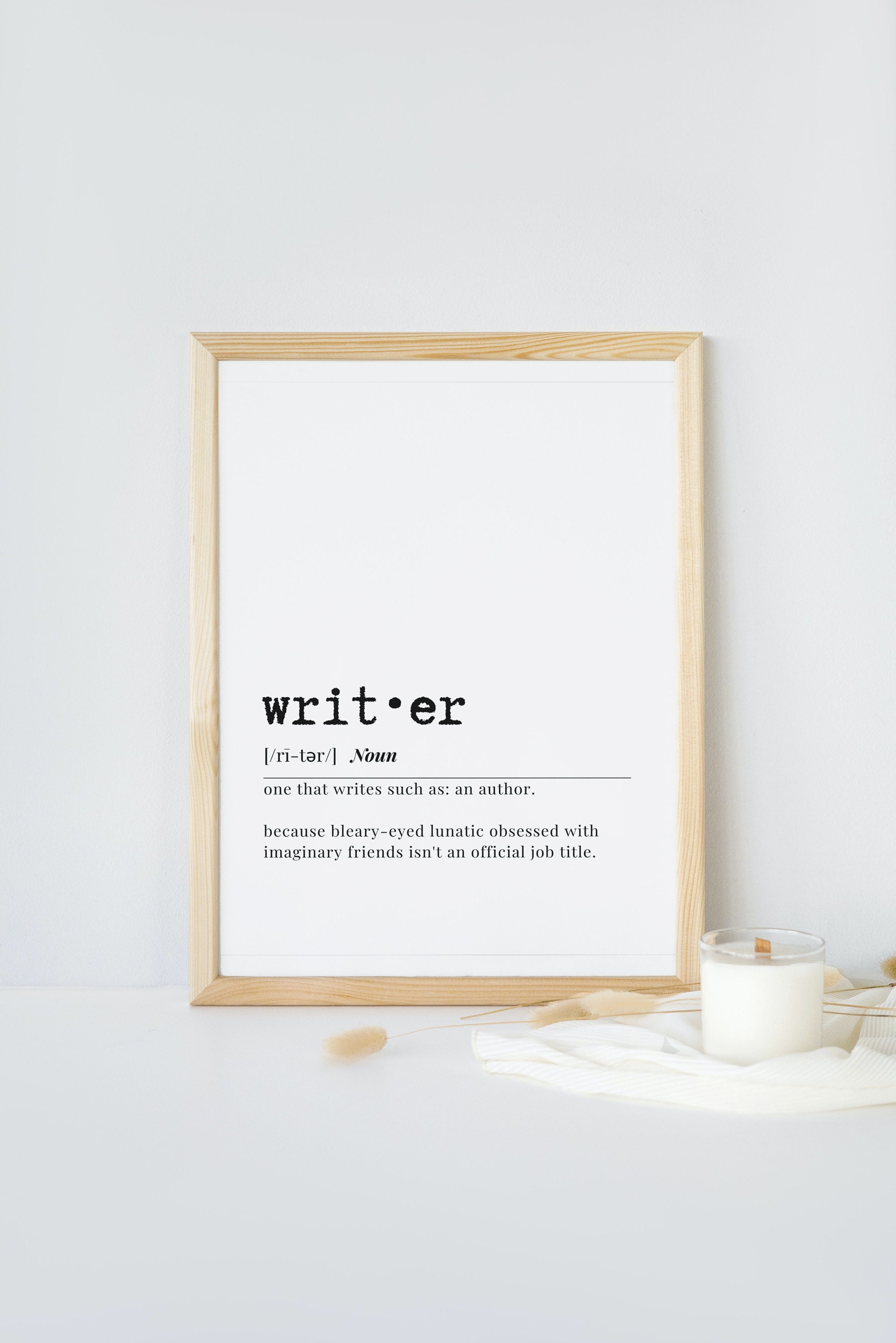 Writer Definition | Word Art |printable Words | Digital Downloads ...