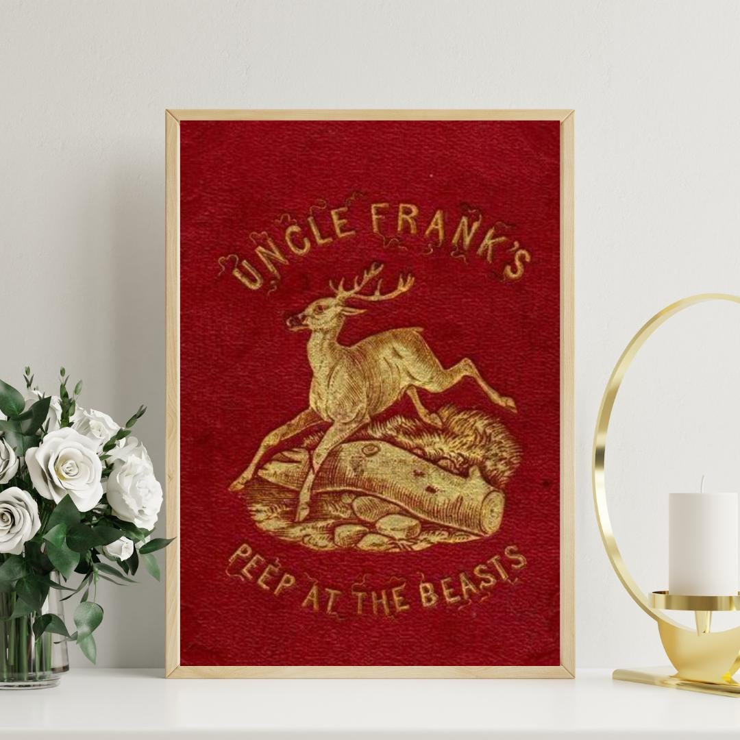 Vtg Book Cover Art, Peep at the Beasts Weird Cool Art, Cool Weird Art ...