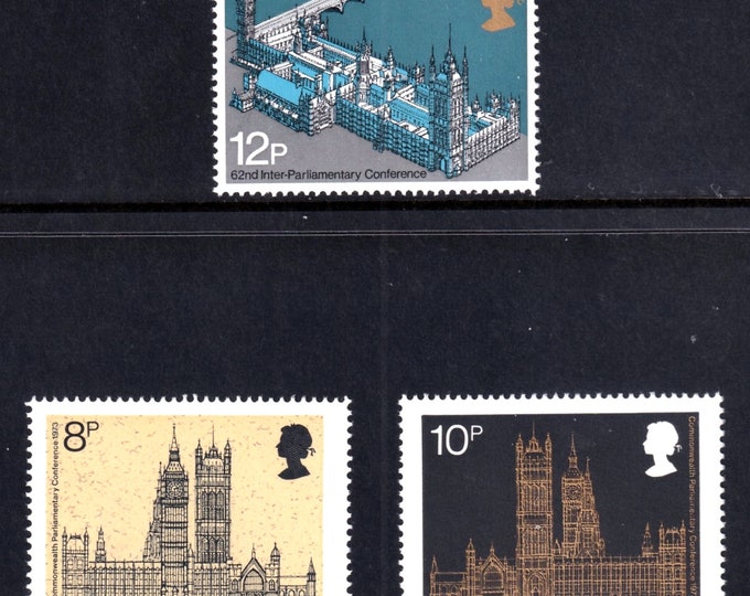 Palace of Westminster British Houses of Commons Parliament - Three ...