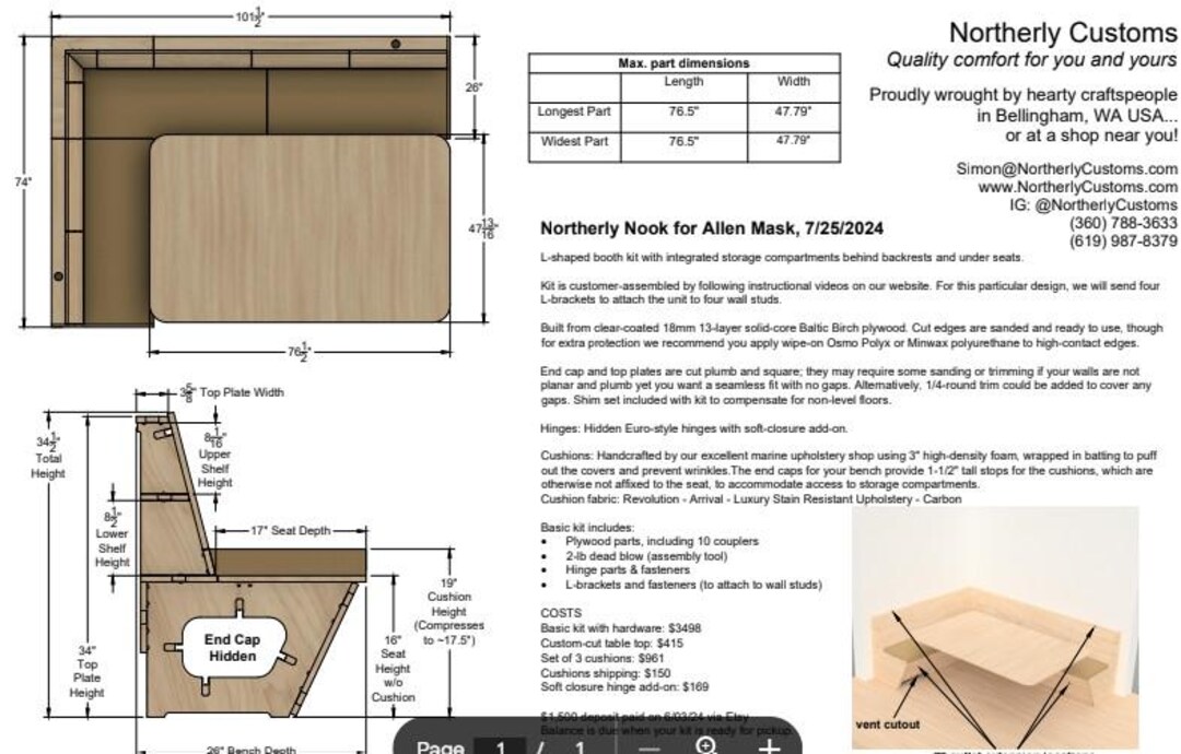 Final Invoice for Allen Mask - Etsy