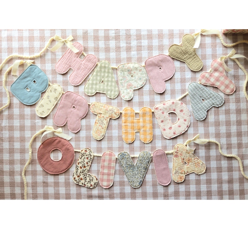 Custom Happy Birthday Banner With Name - Etsy