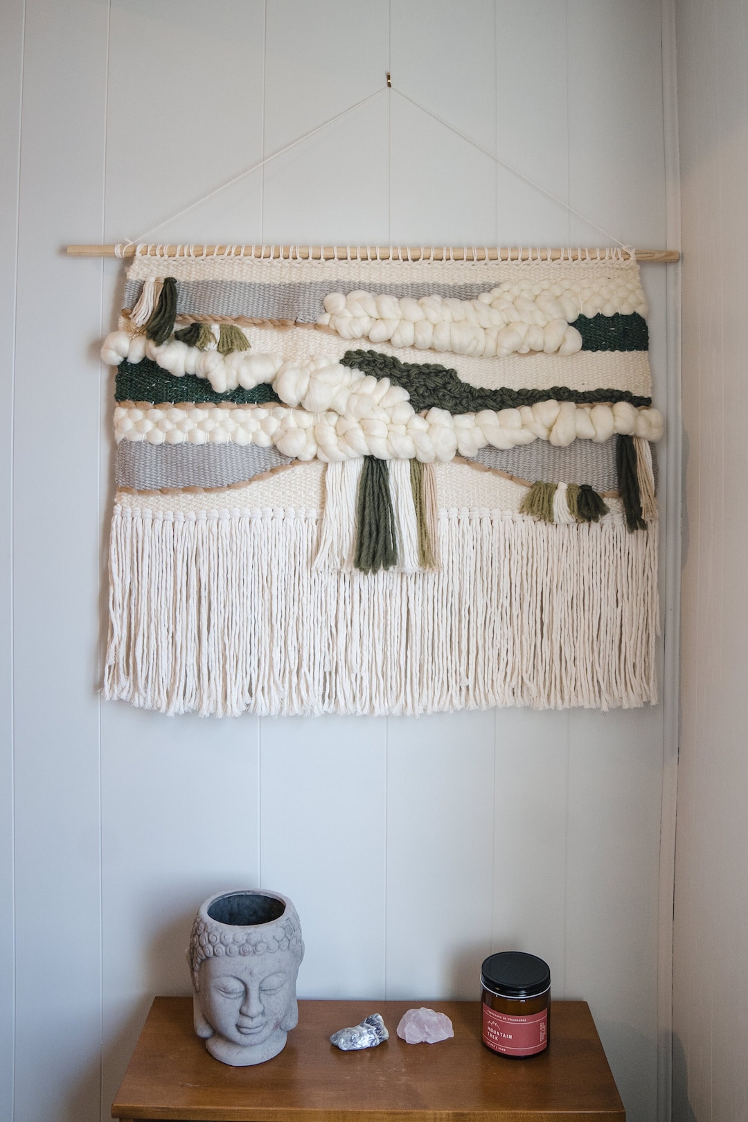Woven Wall Hanging | Tapestry | Large Scale Weaving | Fiber Art | Earth ...