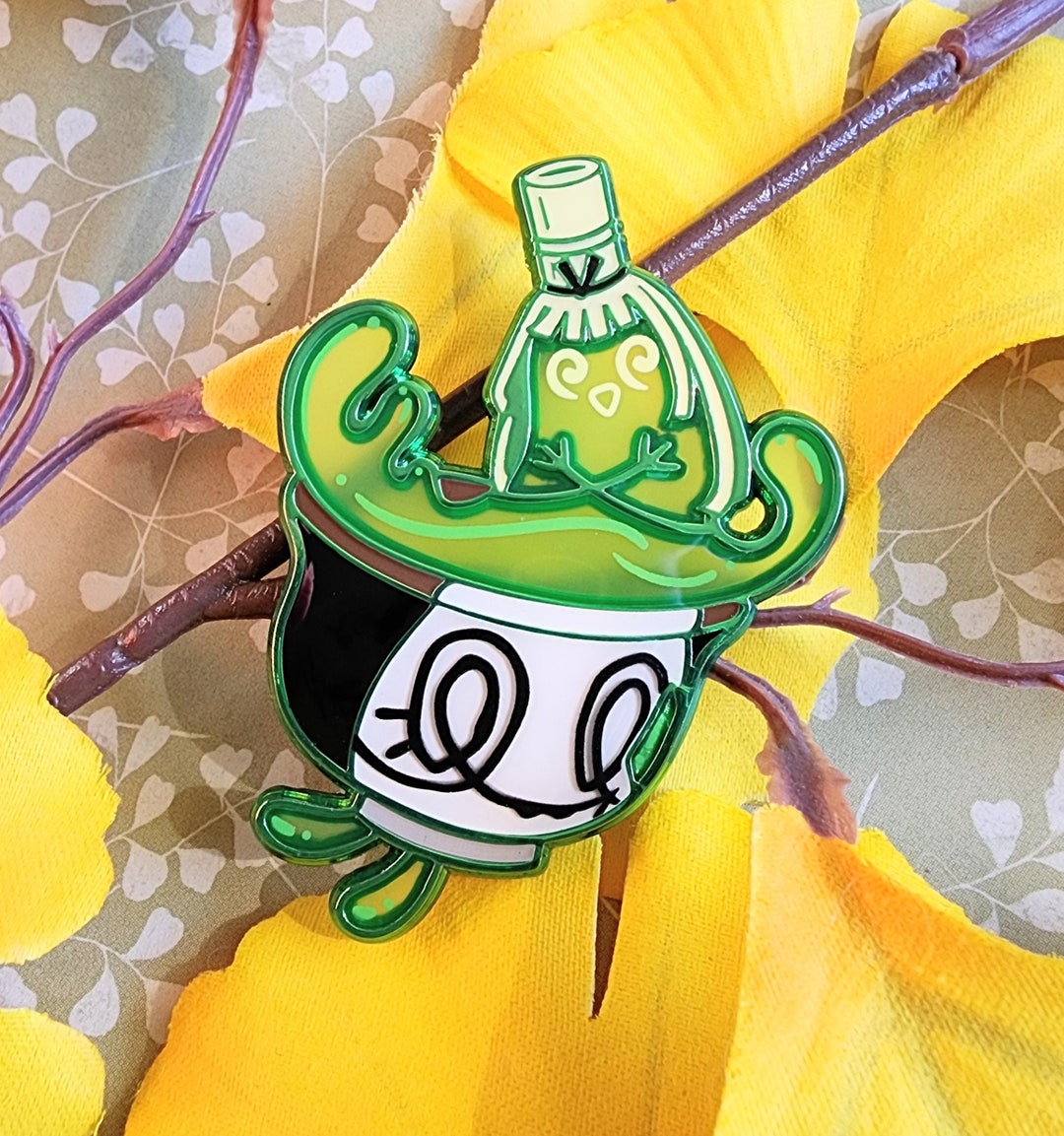 Kitakamimon | Sinestcha Chrome Enamel Pin - Etsy