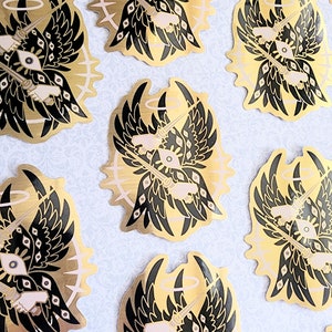 Black Blade Seraphim Biblically Accurate Angel Seraphim Gold Vinyl ...