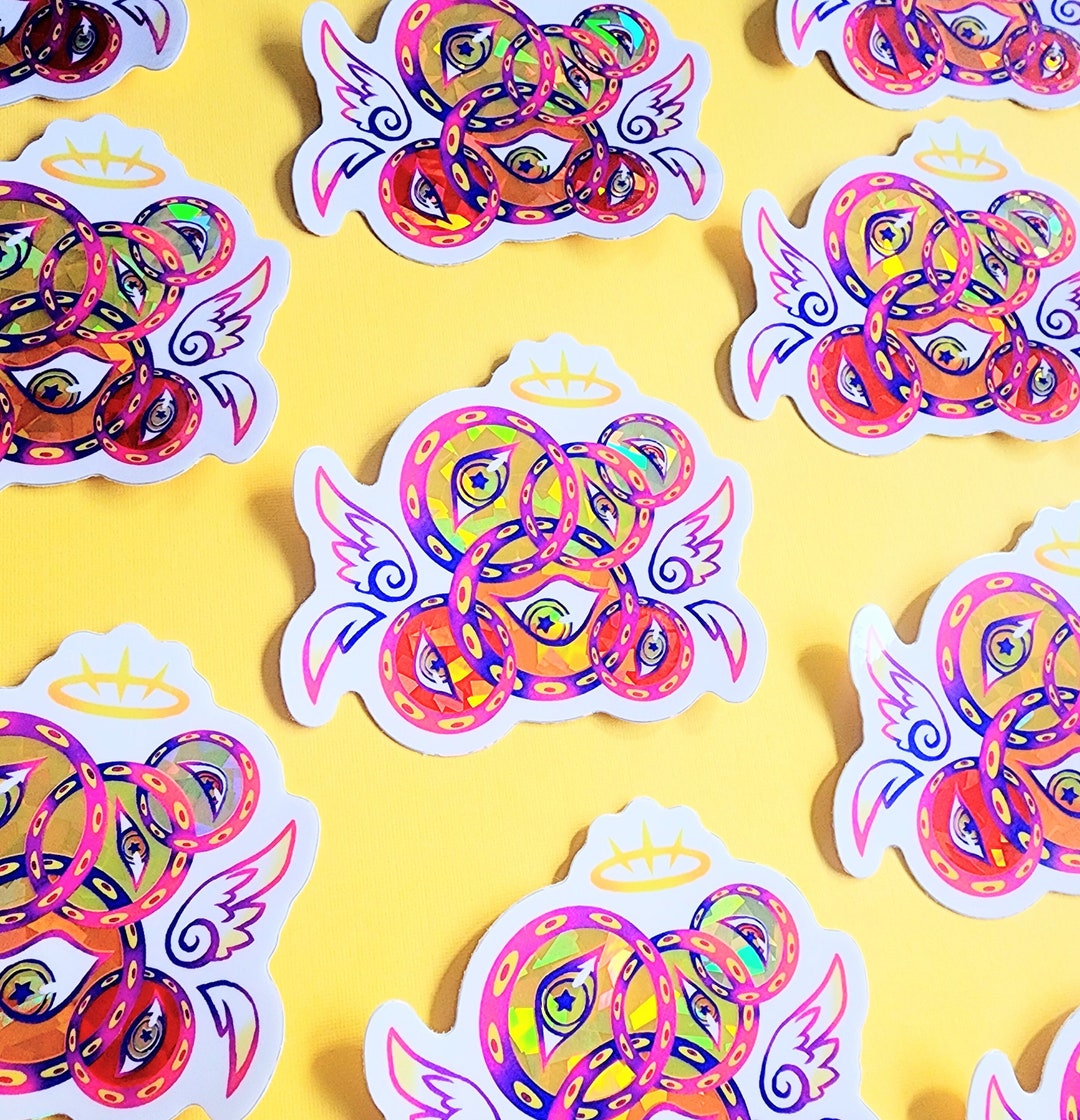 Ophanim Rings | Biblically Accurate Angel Ophanim Holographic Vinyl ...