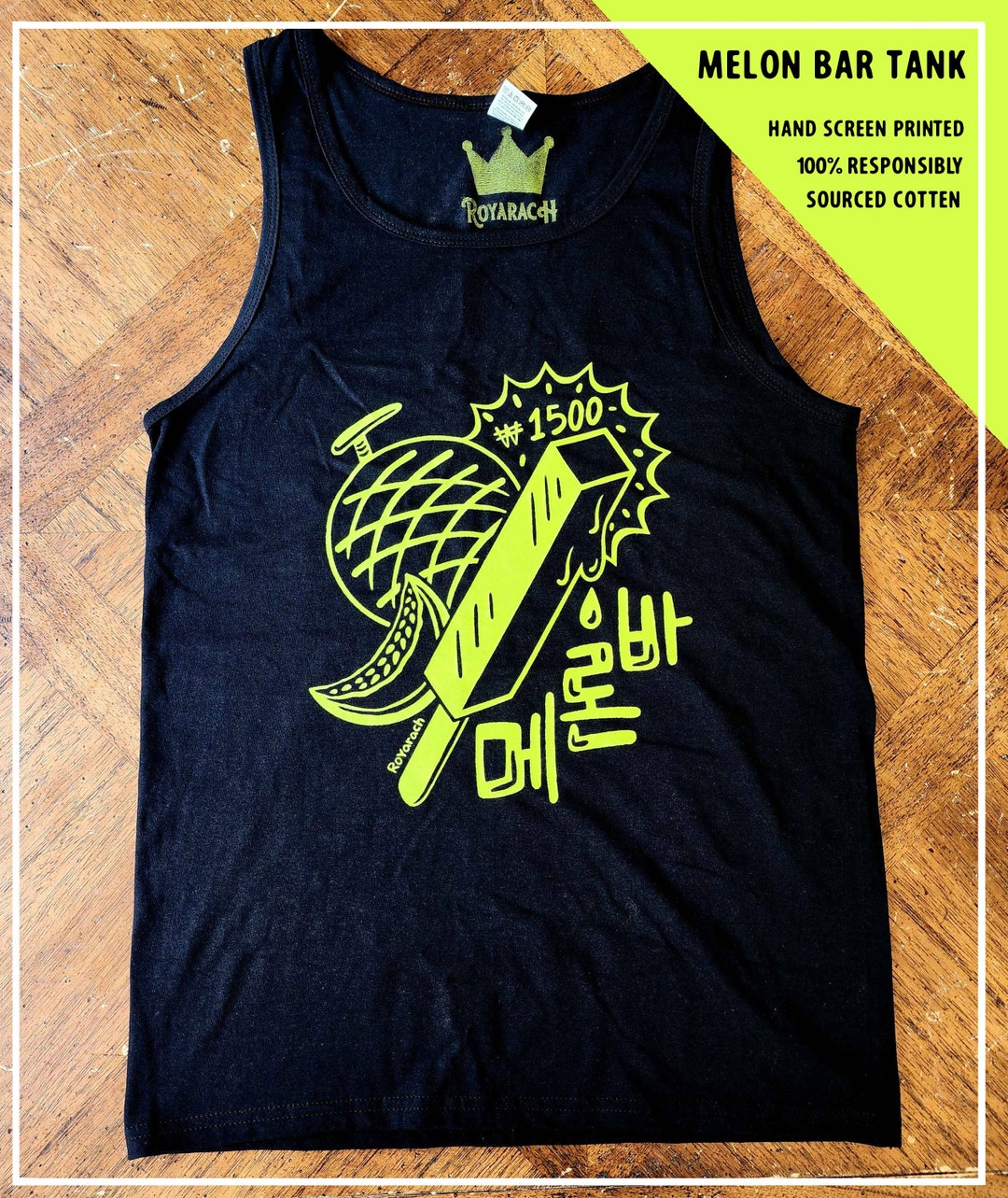 Melon Bar | Korean Icecream Themed Screen Print Tank Tops - Etsy