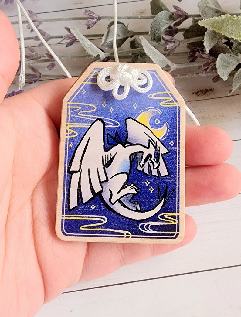 Poke Luck Omamori: Wooden Omamori Good Luck Charm - Etsy