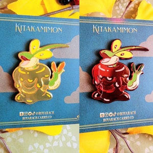 Kitakamimon | Dipplin Chrome Enamel Pin - Etsy