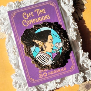 Cafe Time Companions | Dragon Age Veilguard Companion Enamel Pin - Etsy