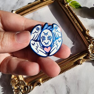 Mini Angels Series 1 | Biblically Accurate Angel Mini Chrome Enamel Pin ...
