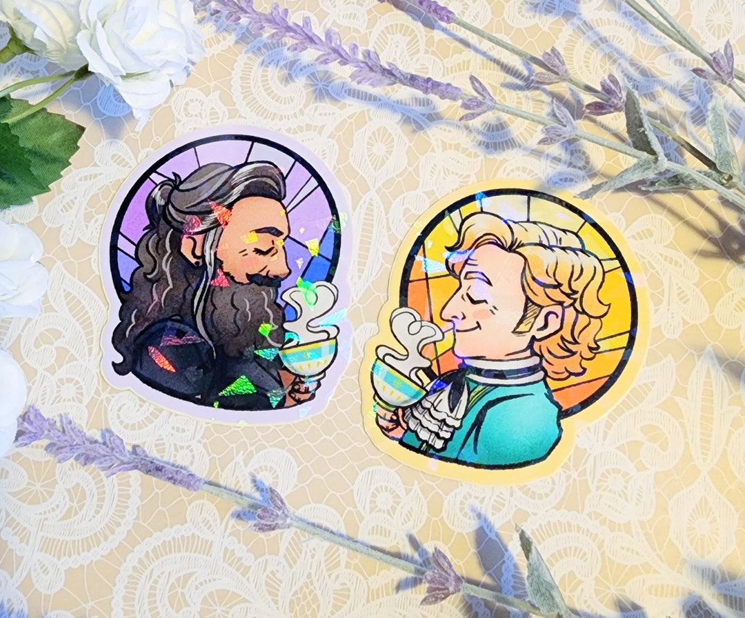 Tea Time Pirates OFMD Blackbonnet Stede Ed Holographic Vinyl - Etsy