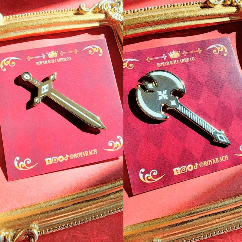Sword Enamel Pin - Etsy