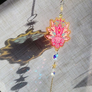 Sea Angel Squid Biblically Accurate Squid Angel Crystal Suncatcher - Etsy