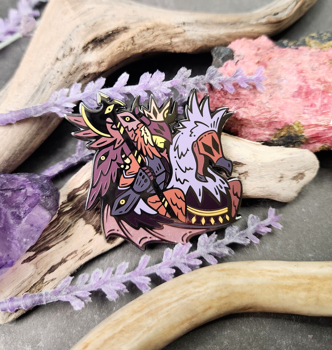 Murmur | 2.3 Inch Demon Fallen Angel Enamel Pin - Etsy