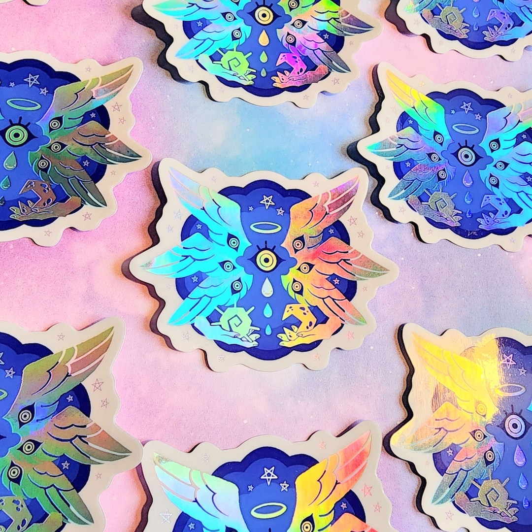 Sun and Moon Seraphim | Biblically Accurate Angel Seraphim Holographic ...