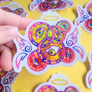 Ophanim Rings | Biblically Accurate Angel Ophanim Holographic Vinyl ...