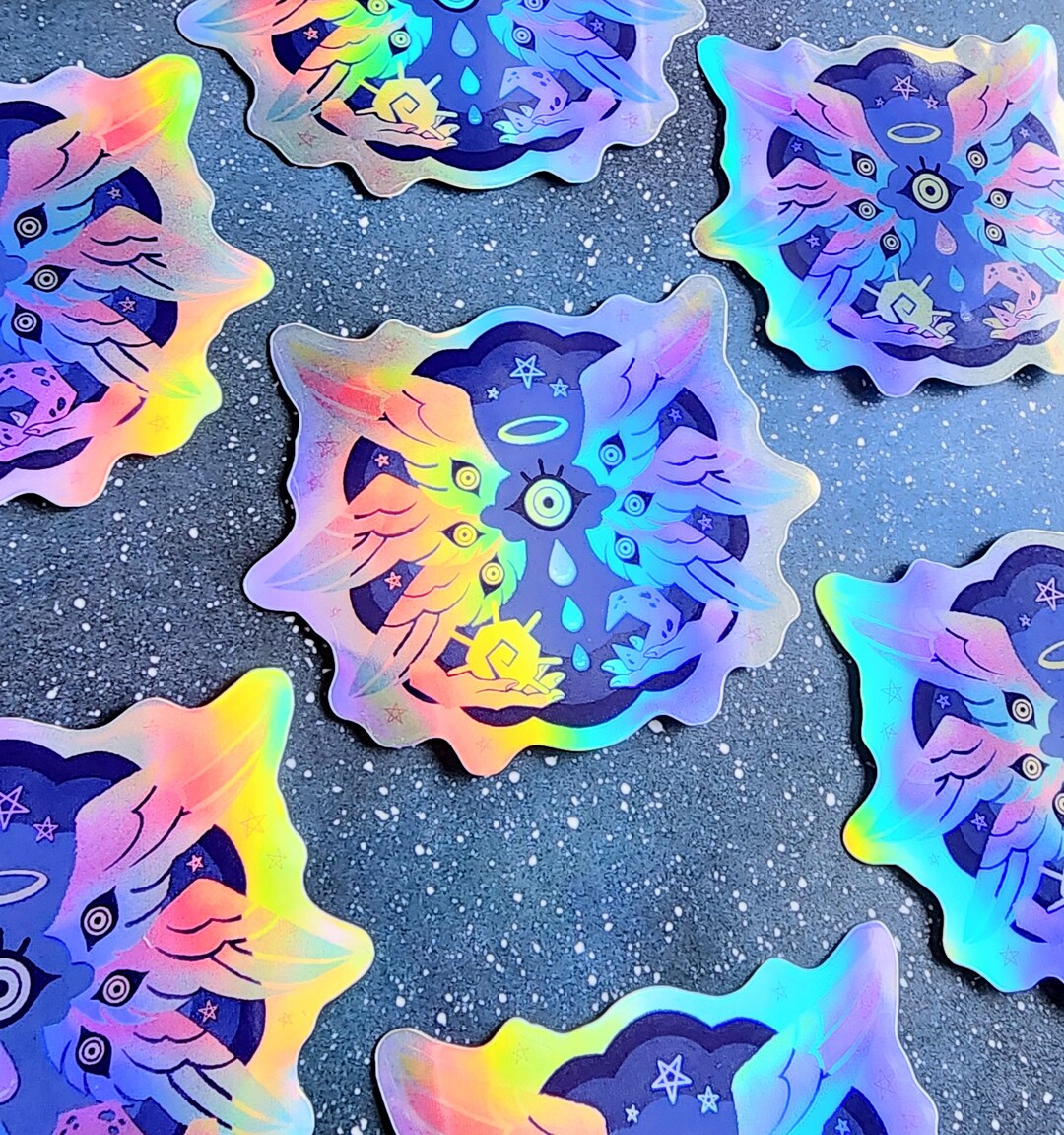 Sun and Moon Seraphim Biblically Accurate Angel Seraphim - Etsy