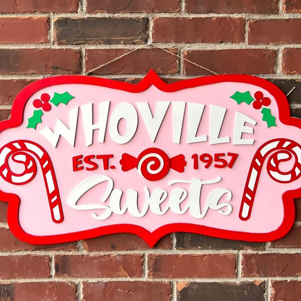 Whoville Sign - Etsy