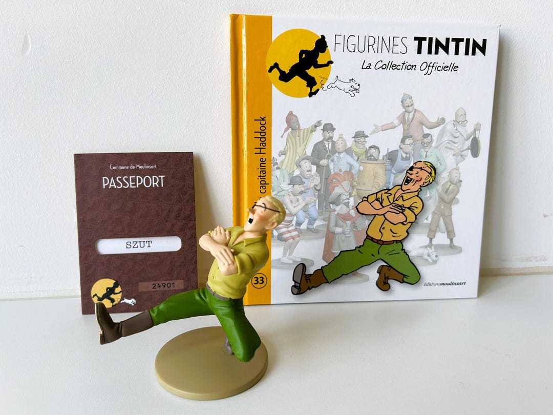 Figurine Tintin - #33 Szut, Friend of Captain Haddock W/ Certificate ...