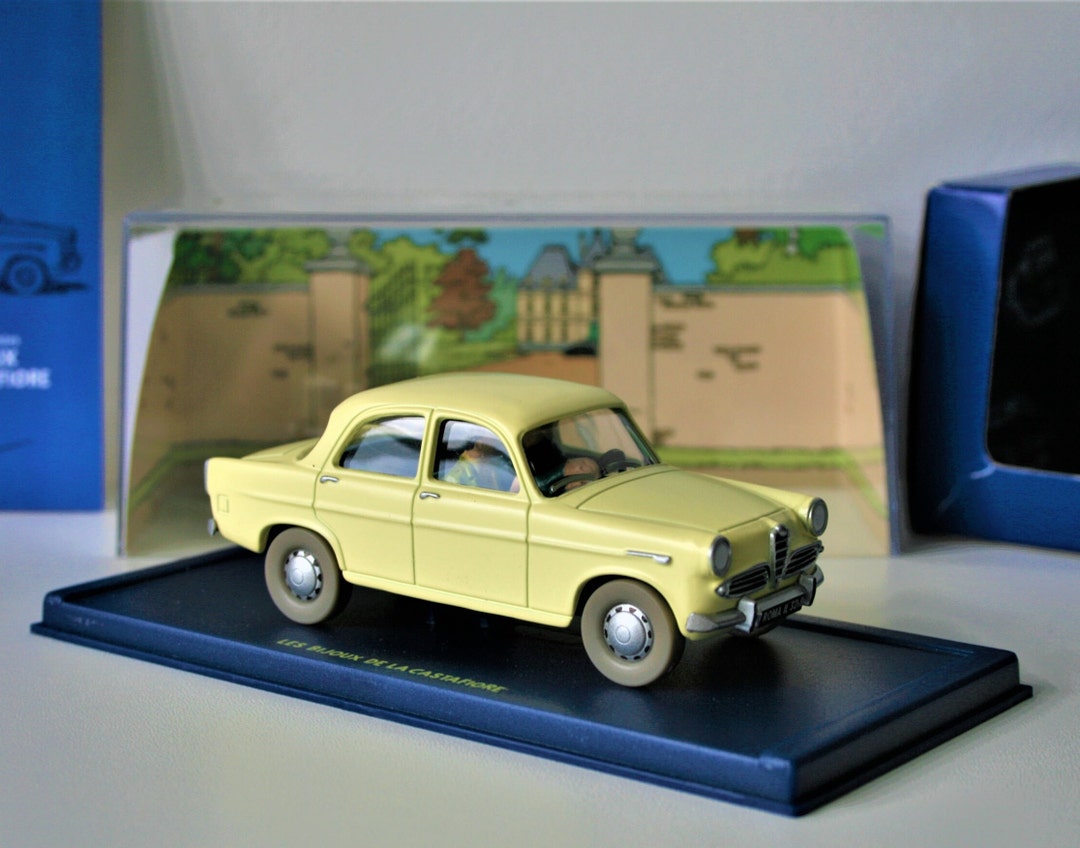 Car 1/43 Tintin 52 alfa Romeo Journalist Certificate Original Box Hergé ...
