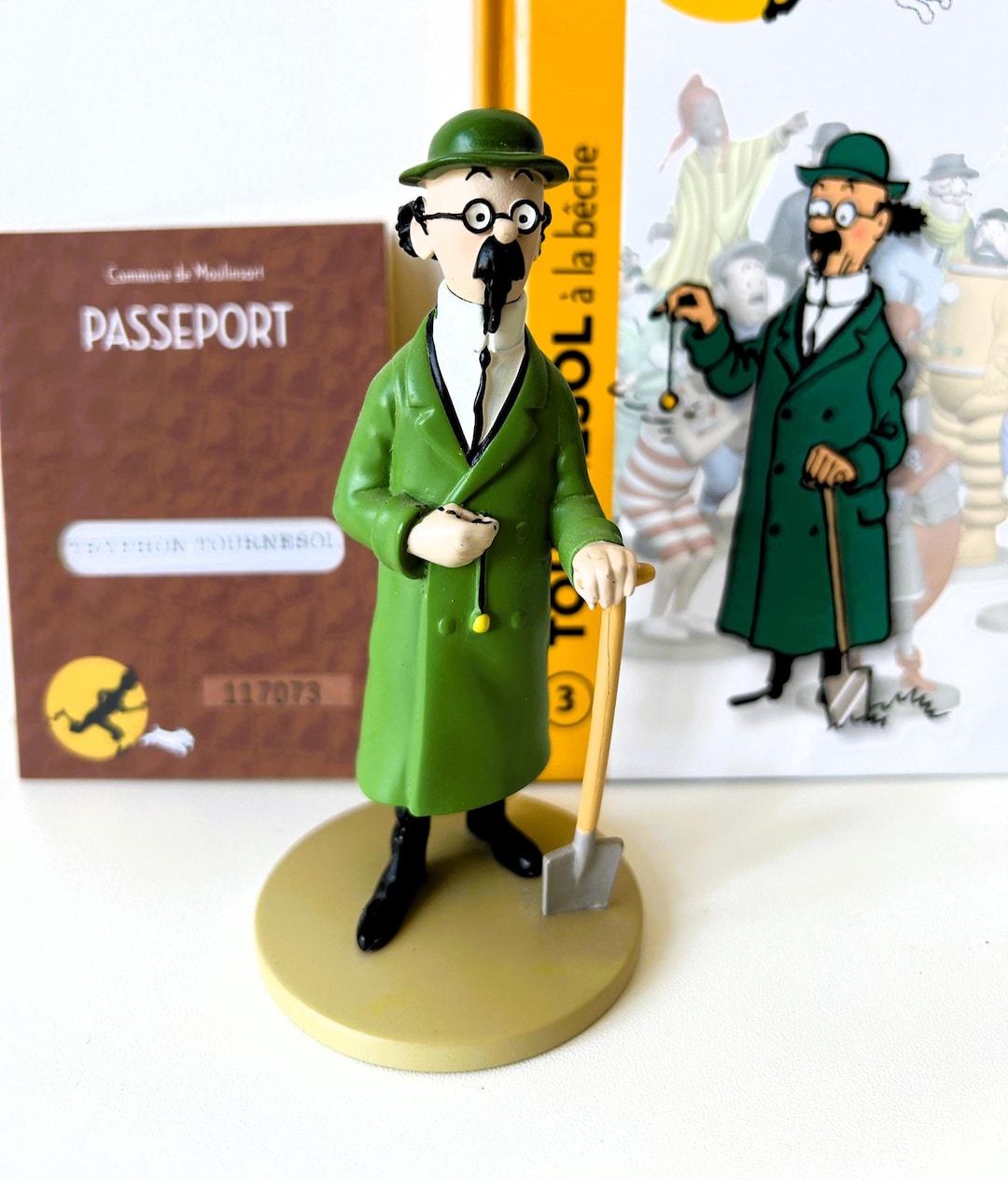 Figurine Tintin - #3 Professor Calculus W/ Certificate + Book ...